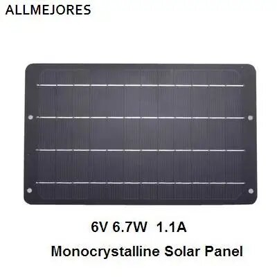 Солнечная панель MSL SOLAR 6В 6,7Вт монокристаллическая