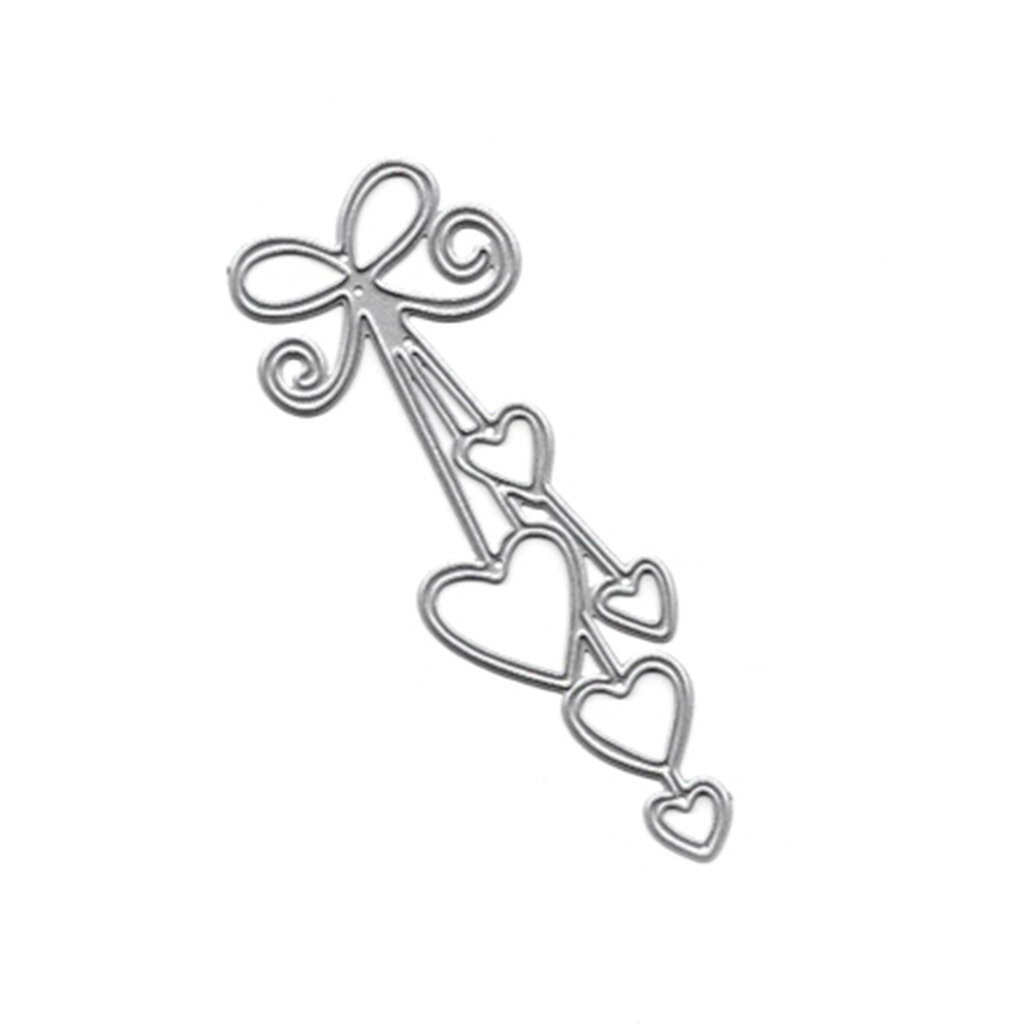 Сердце Для Резки Металла Умирает Трафарет DIY Альбом Для Скрапбукинга Штамп Бумажная Открытка Embossi