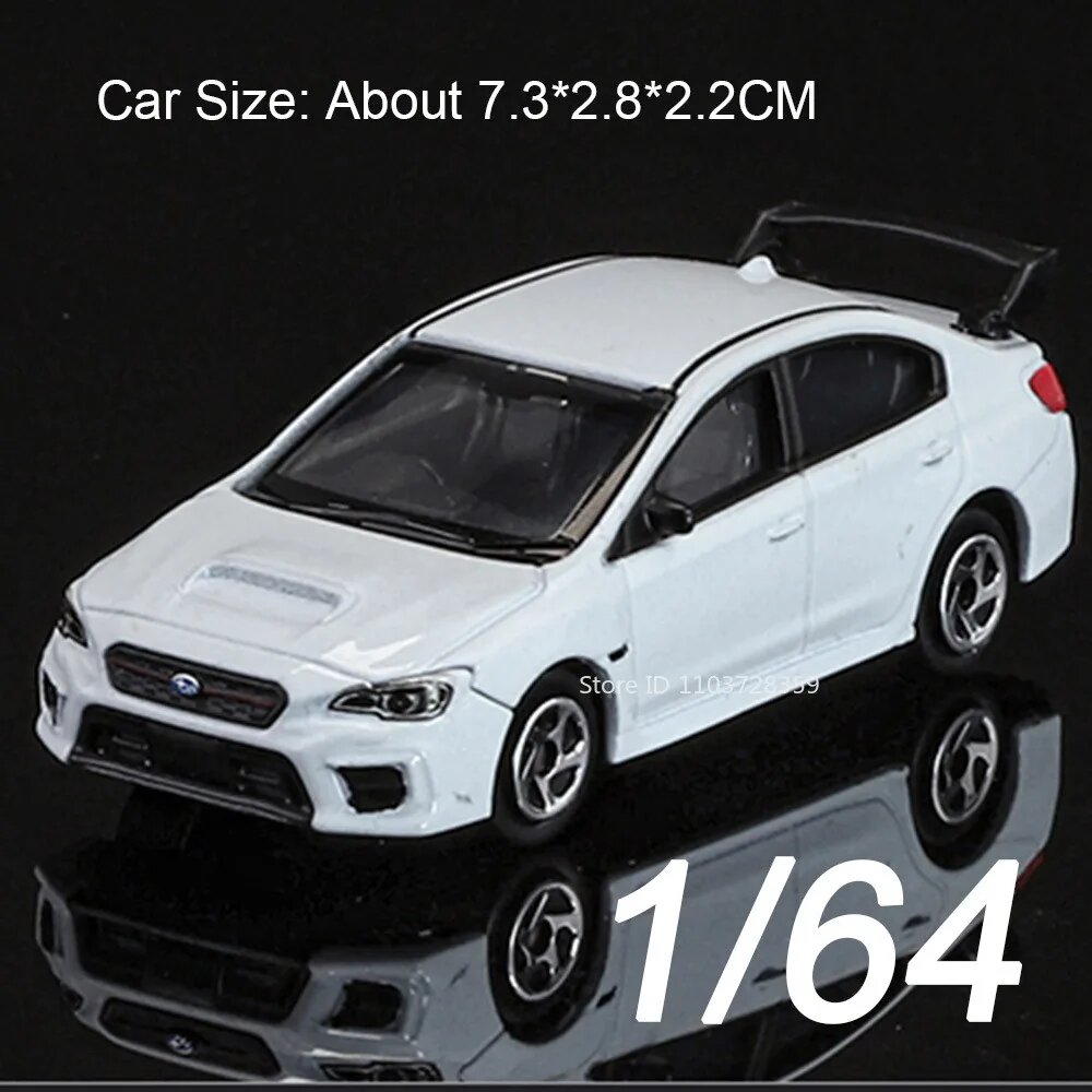 Металлическая модель Subaru Impreza WRX STI 1:64, Белый
