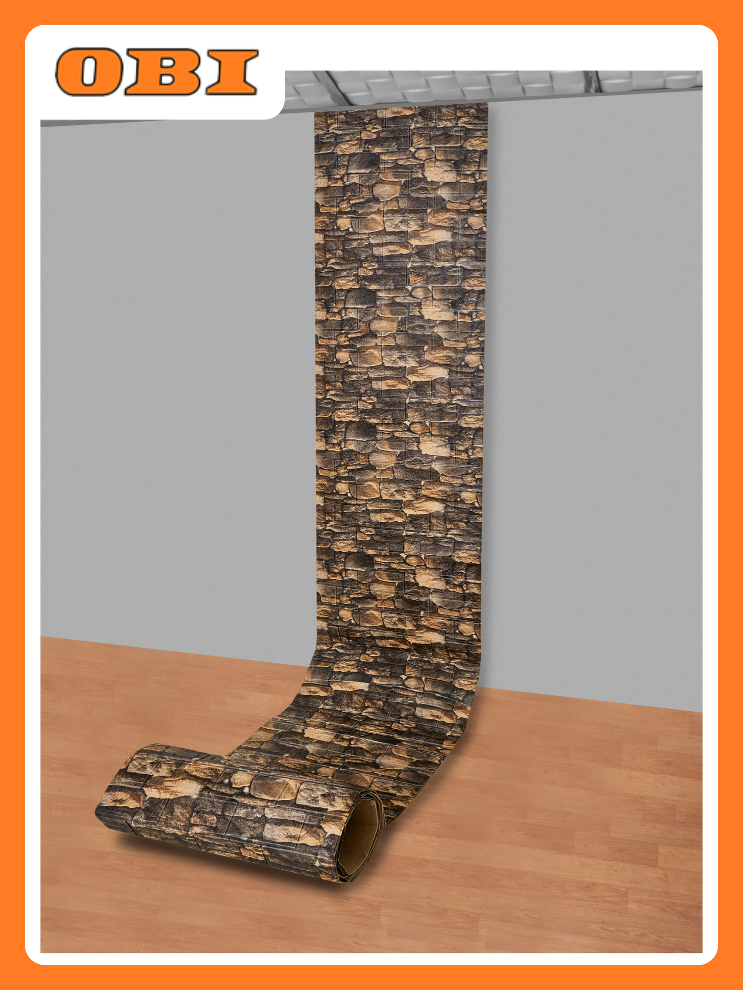 Панель ПВХ самоклеящаяся LAKO DECOR каменная кладка №11 70 х 600 СМ