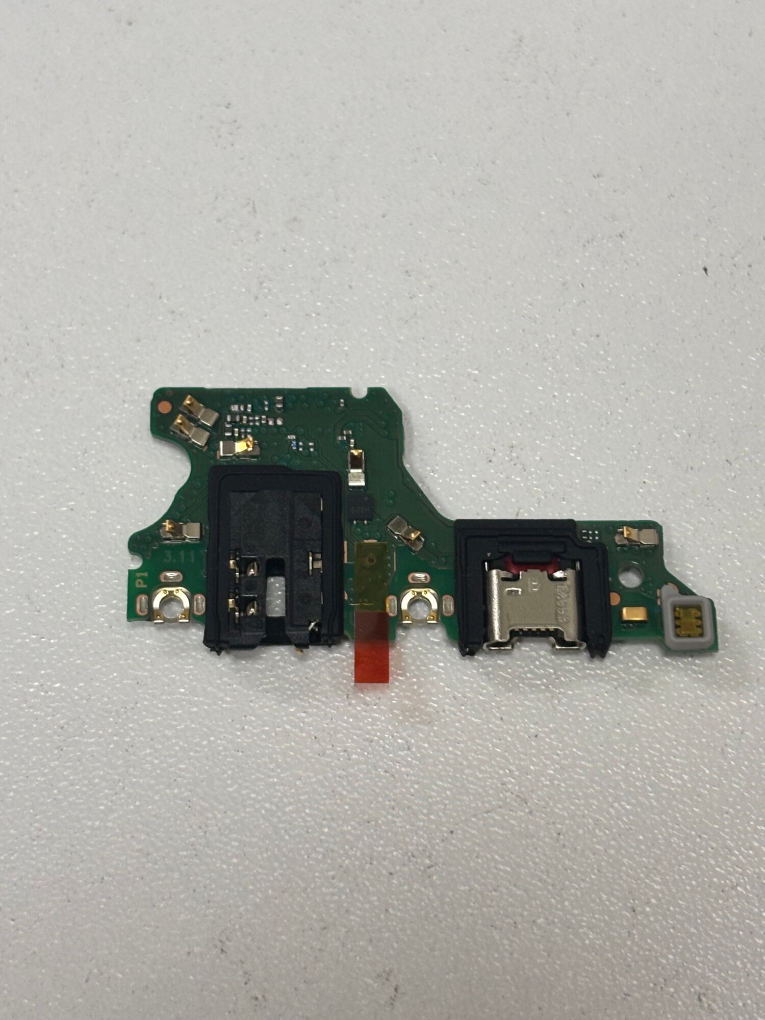 Плата нижняя Huawei P40 Lite E 02353LJD ART-L29 сборе с разъемом зарядки, гарнитуры и микрофоном Оригинал.