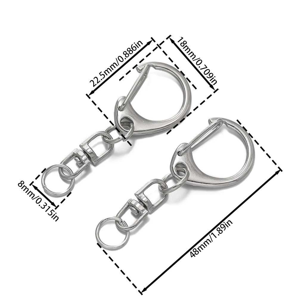 Металлические лобстеры для бижутерии, Clasp 02