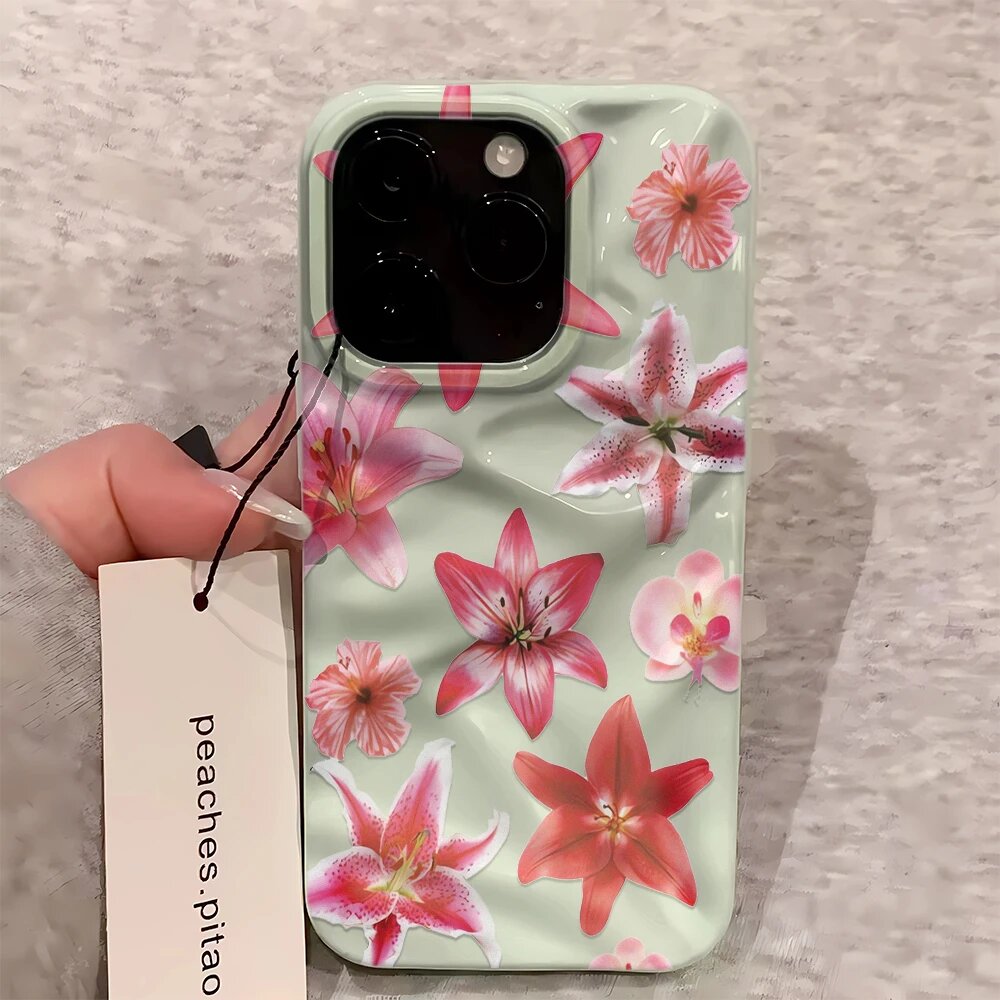 Чехол для телефона с цветком сливы на ветвях для iPhone 17, 15, 13, 14, 12, 16, 11 Pro ProMax Plus 17Air, мягкий противоударный чехол
