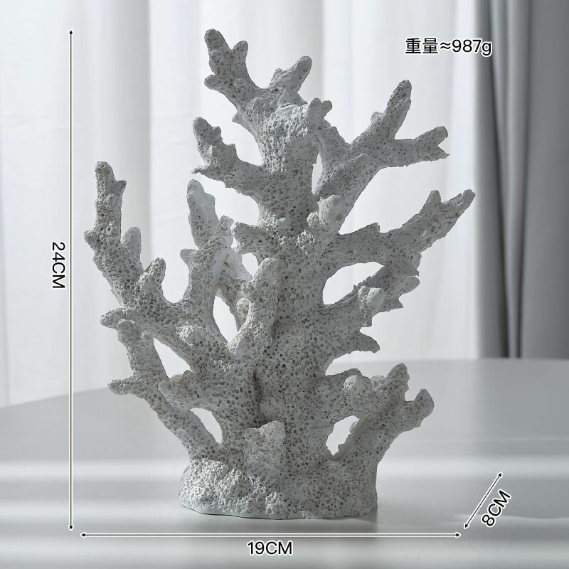 Стеклянные украшения для аквариума, разноцветные кораллы из смолы для оформления аквариума.