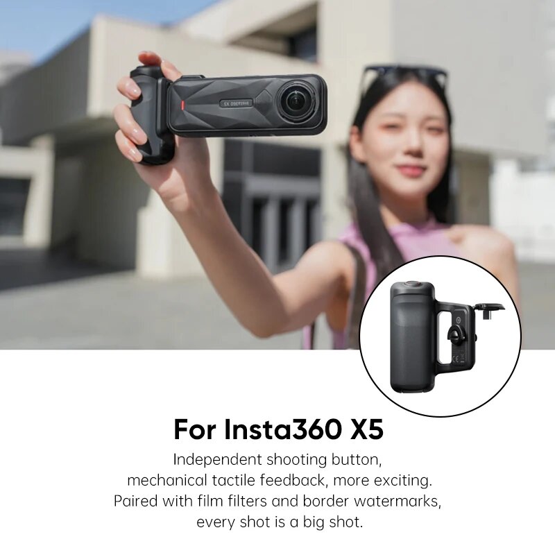 Origina Insta360 X5 фотография Grip независимая кнопка съемки для insta 360 X5 аксессуары