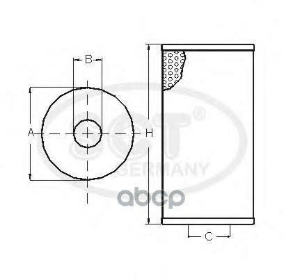 Топливный фильтр KAMAZ 740-1117040 SCT арт. st6129