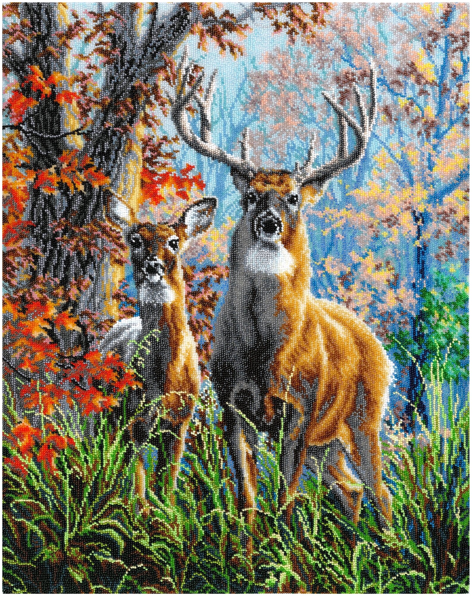 Набор для вышивания бисером Олени