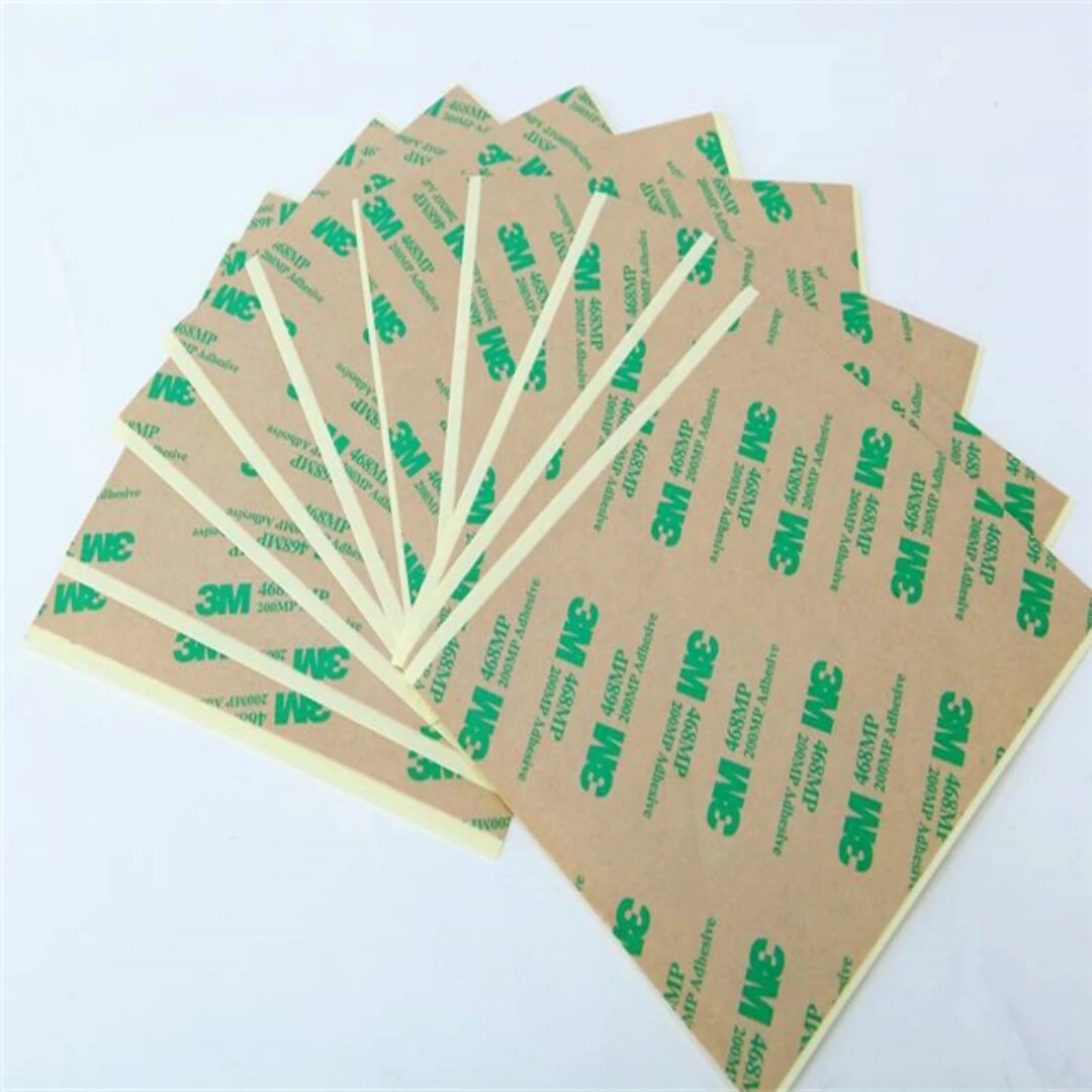 Клейкая лента для переноса 3M, 468MP, прозрачная, 220 мм x 220 мм/5 шт, дропшиппинг
