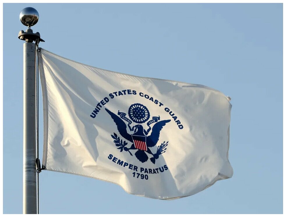 Флаг Береговой Охраны США 90х135 см