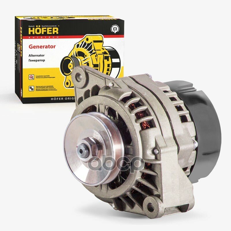 Генератор ВАЗ 21214. 2123 ст/обр. (14В, 80А, 9412.3701) HOFER HOFER арт. HF633618
