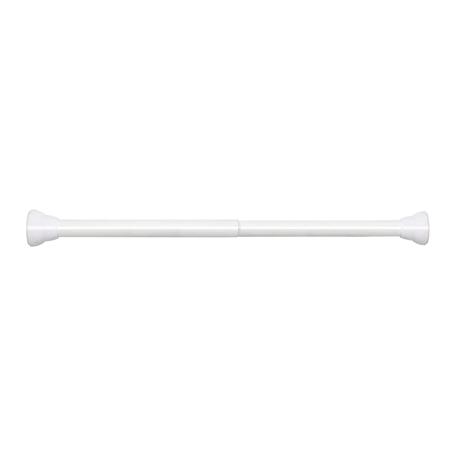 Шторный штанга с пружиной для натяжения 12-18 дюймов, регулируемая, без сверления, без ржавчины, для ванны, гардероба, окон или душа, материал резина и нержавеющая сталь, диаметр трубы 25 мм, цвета белый, черный, серебристый, типы H45037-1 (30-45 см) и