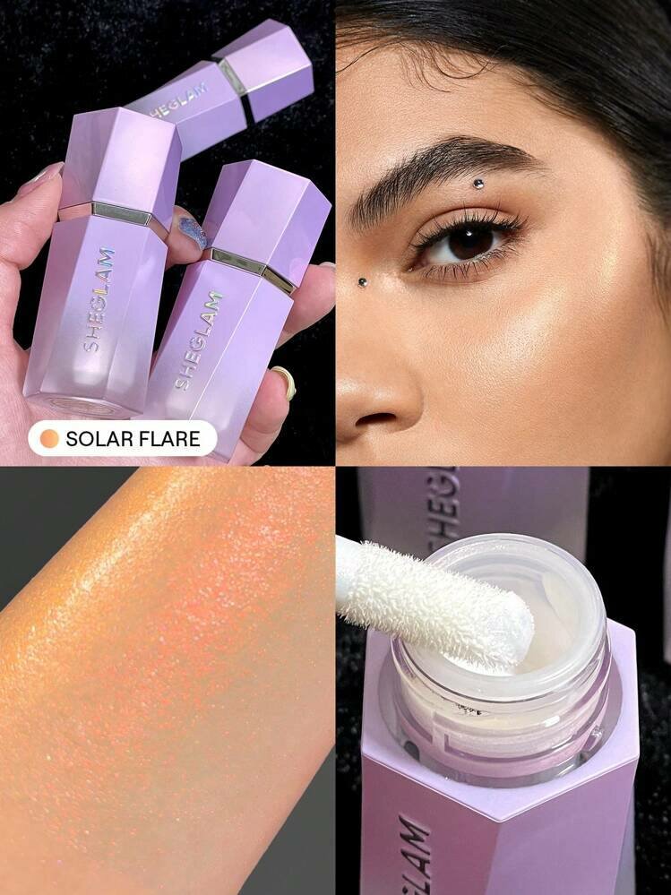Кремовый хайлайтер Sheglam в оттенке Solar Flare, 5.2 мл.