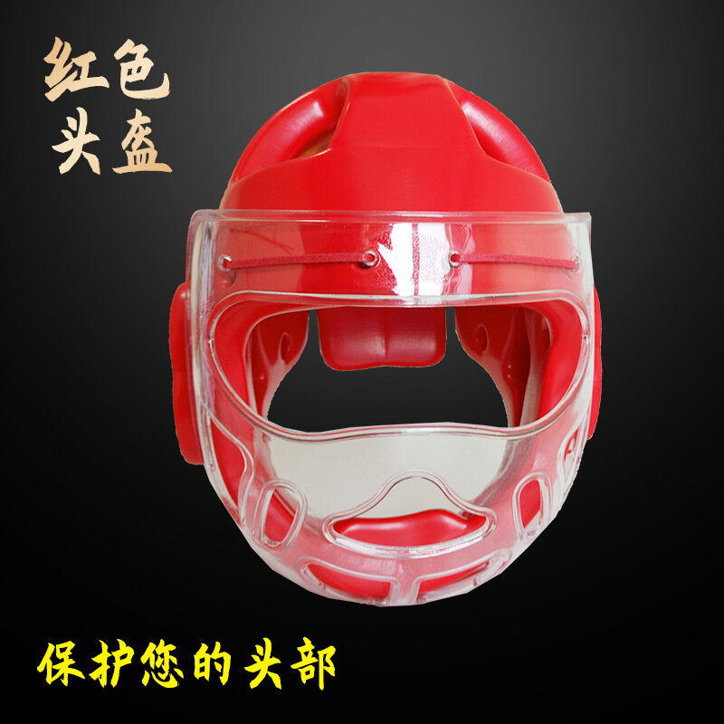 Шлем для тхэквондо, маска для детей, защита головы для карате, практичный защитный шлем для мужчин и женщин, открытый шлем для тренировок, санда боевые искусства