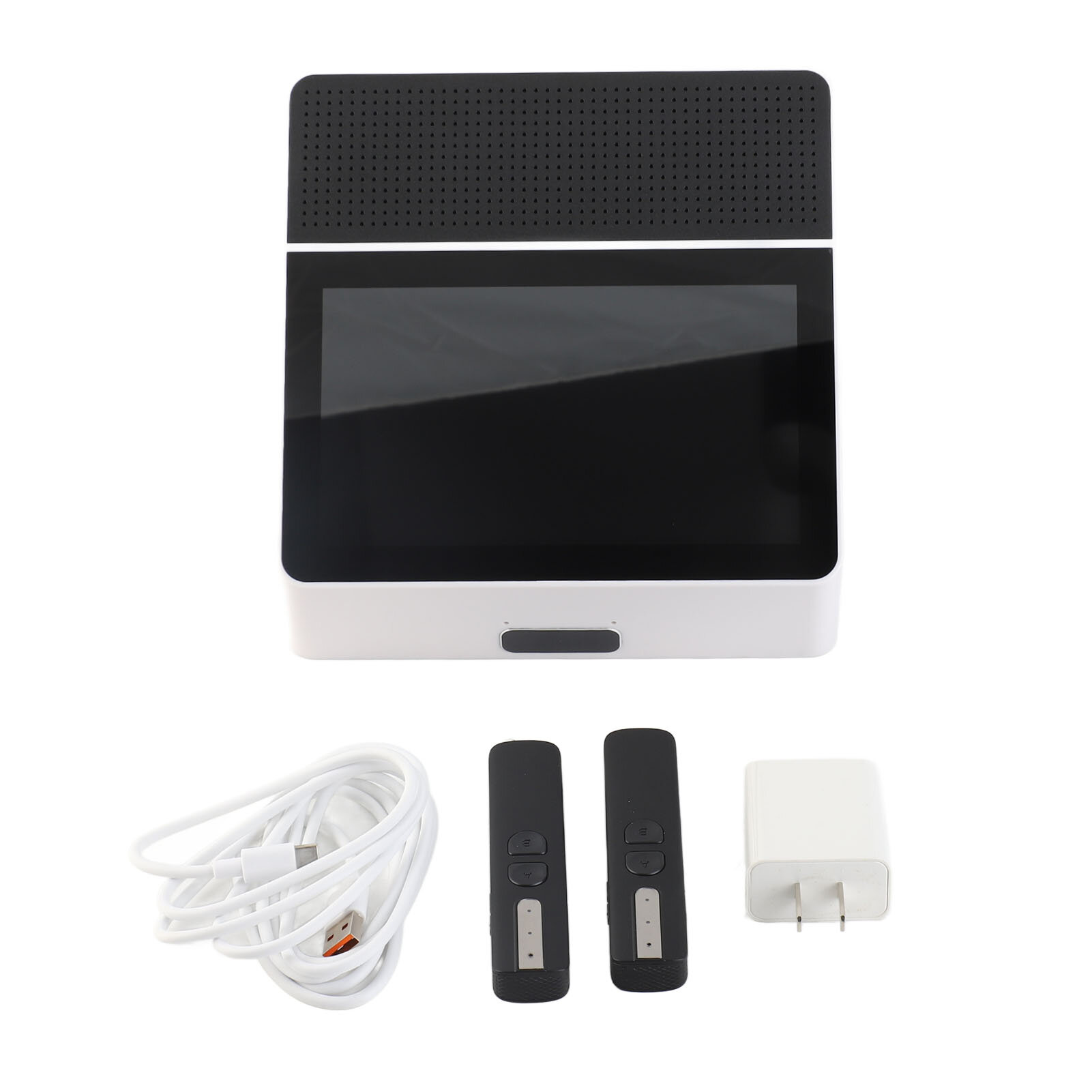 Двухэкранныйпереводчик2.45G, двойнойWiFi, Bluetooth,7-дюймовыйсинхронизированныйсенсорныйэкран, вилка100-240В(европейскийстандарт).