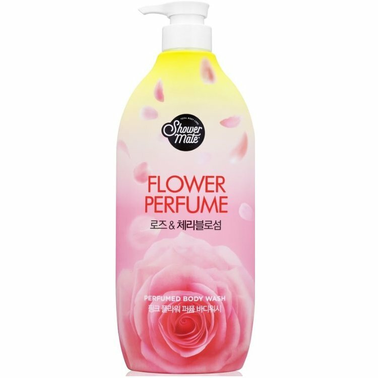 Гель для душа парфюмированный SHOWER MATE PINK FLOWER французской розы 900Г снаб