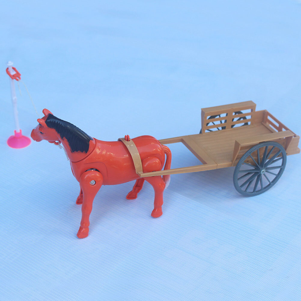Игрушка Набор Лошадка И Коляска Образовательная Игра 1 Шт Розовый 33.00X14.00X12.00CM