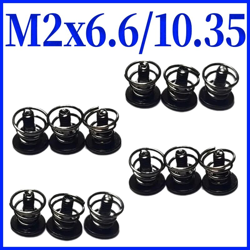 Черные пружинные винты M2 Phillips для видеокарты M2 x 6.6