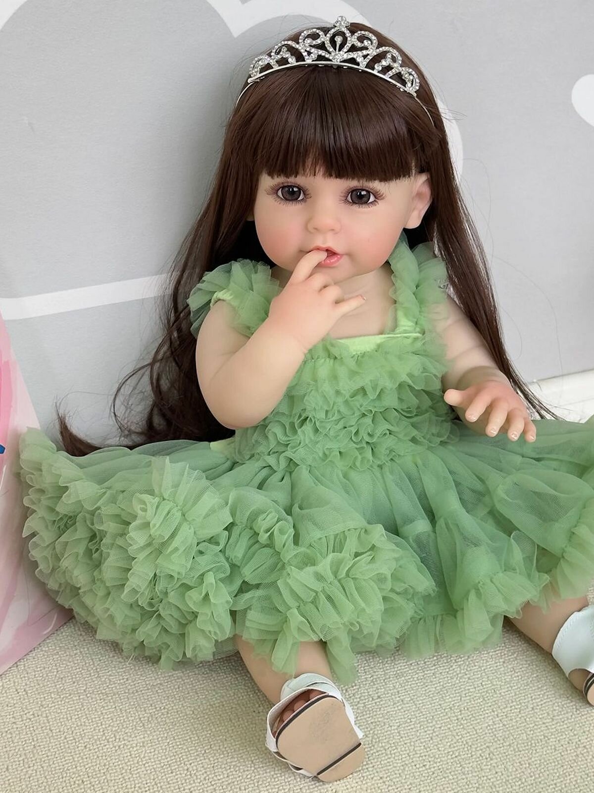 Кукла Реборн виниловая 55 см