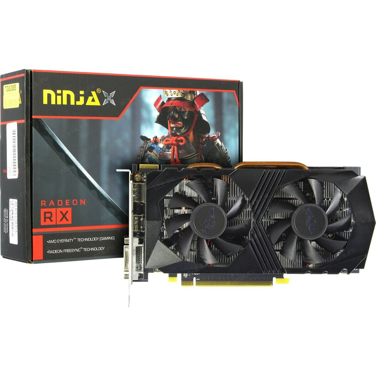 Ninja Radeon R9 370 (RADEON R9 370) 4 Гб, GDDR5, 256 бит, PCI Express, 1xDP,1xHDMI,1xDVI-D