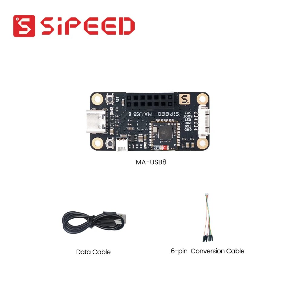 MaixPy Sipeed 6+1 микрофонный массив MA-USB8-Drive-Board
