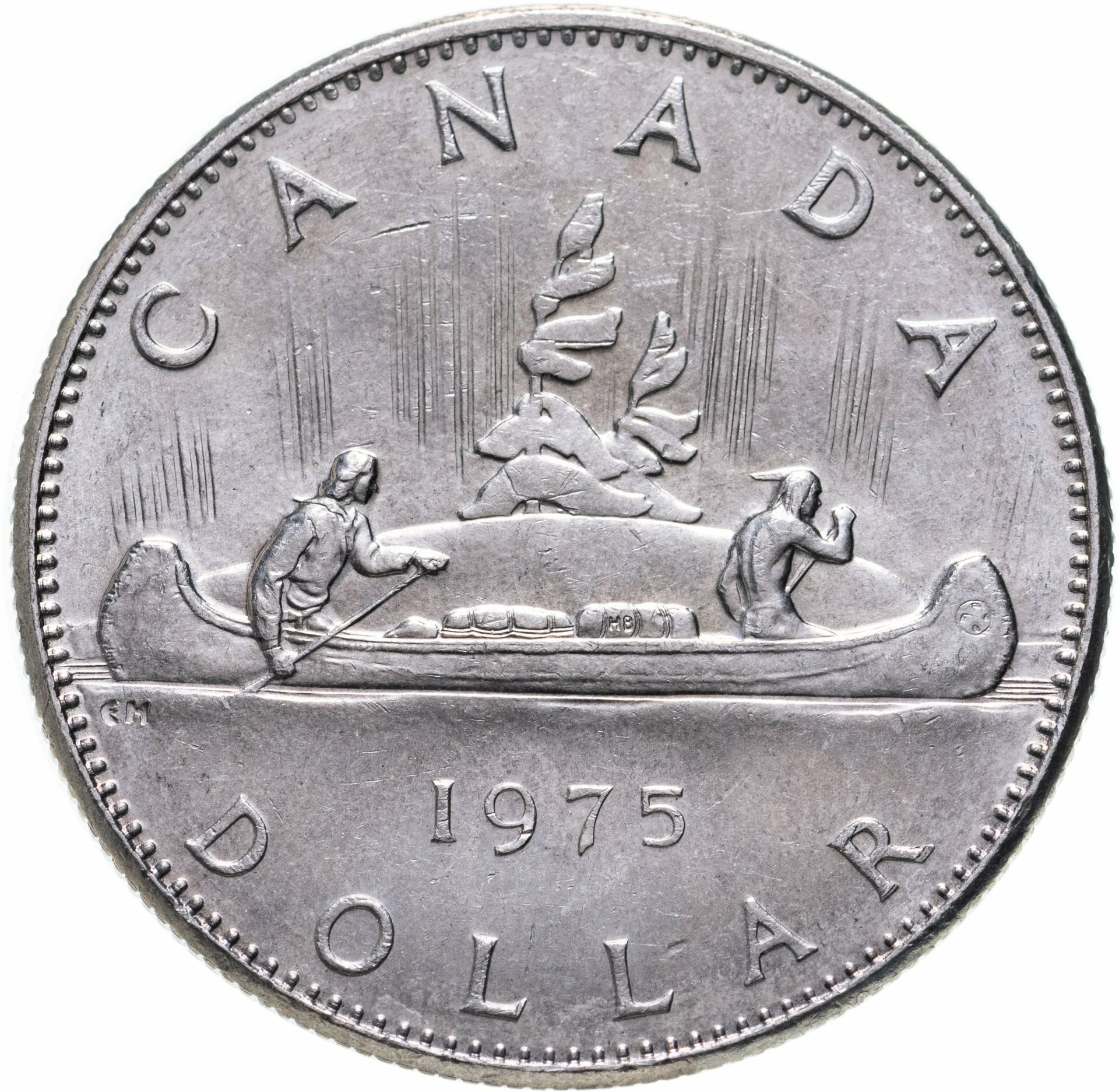Канада 1 доллар dollar 1975, Никель, в сохранности XF