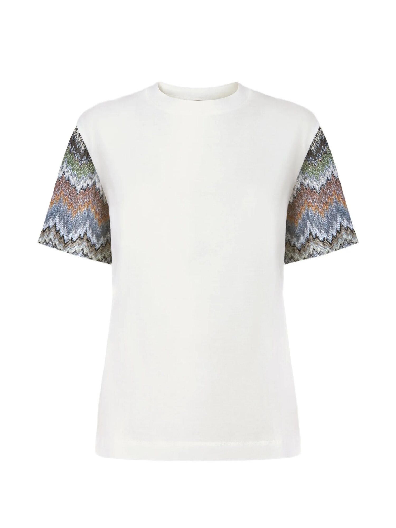 Футболка Zigzag-sleeve crew-neck T-shirt