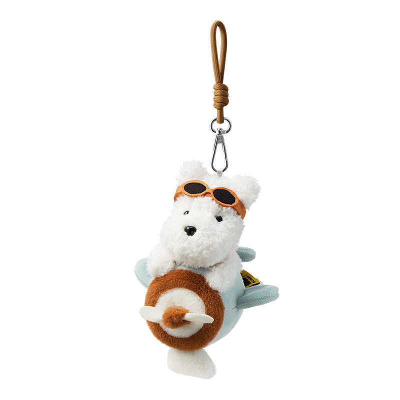 Плюшевый брелок унисекс Babycare x Bc Toys Маленький вихрь, West Highland (High High)