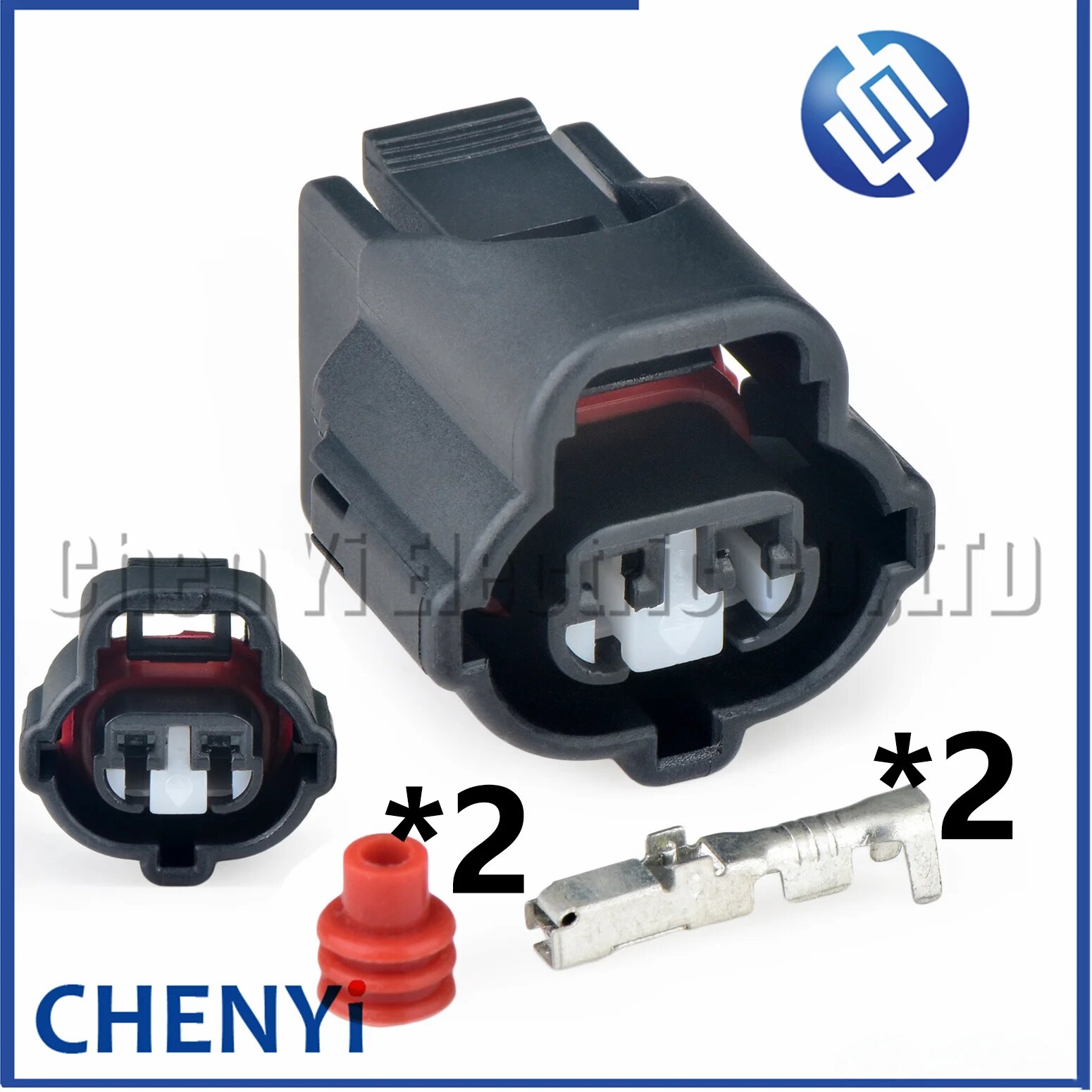 Авторазъем 2-контактный водонепроницаемый, Цвет: A with Pin