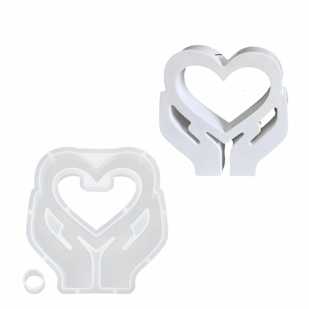 Силиконовые формы для гидропонных держателей, - Руки, держащие любовь