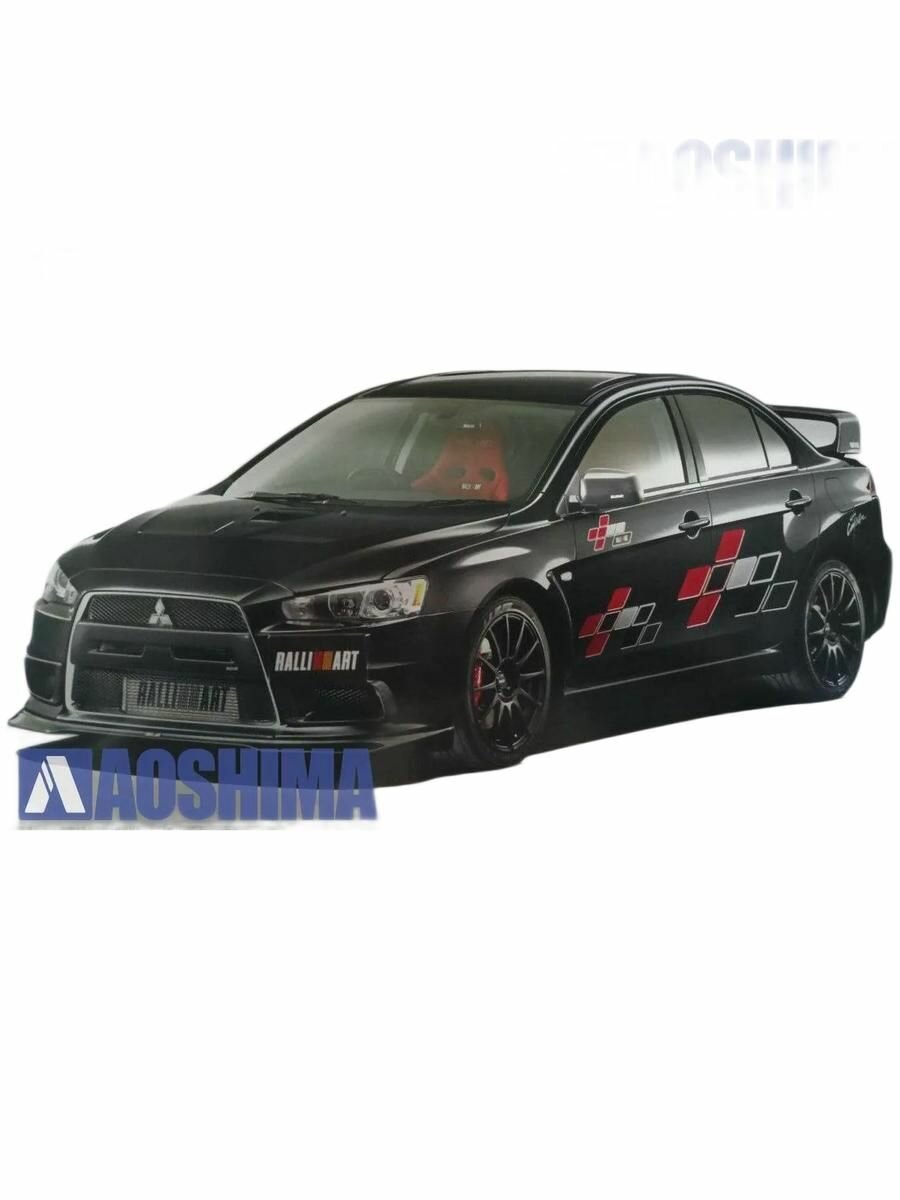 Сборная модель 1/24 Rallyart CZ4A Mitsubishi Lancer Evolution X 2007 car model kit