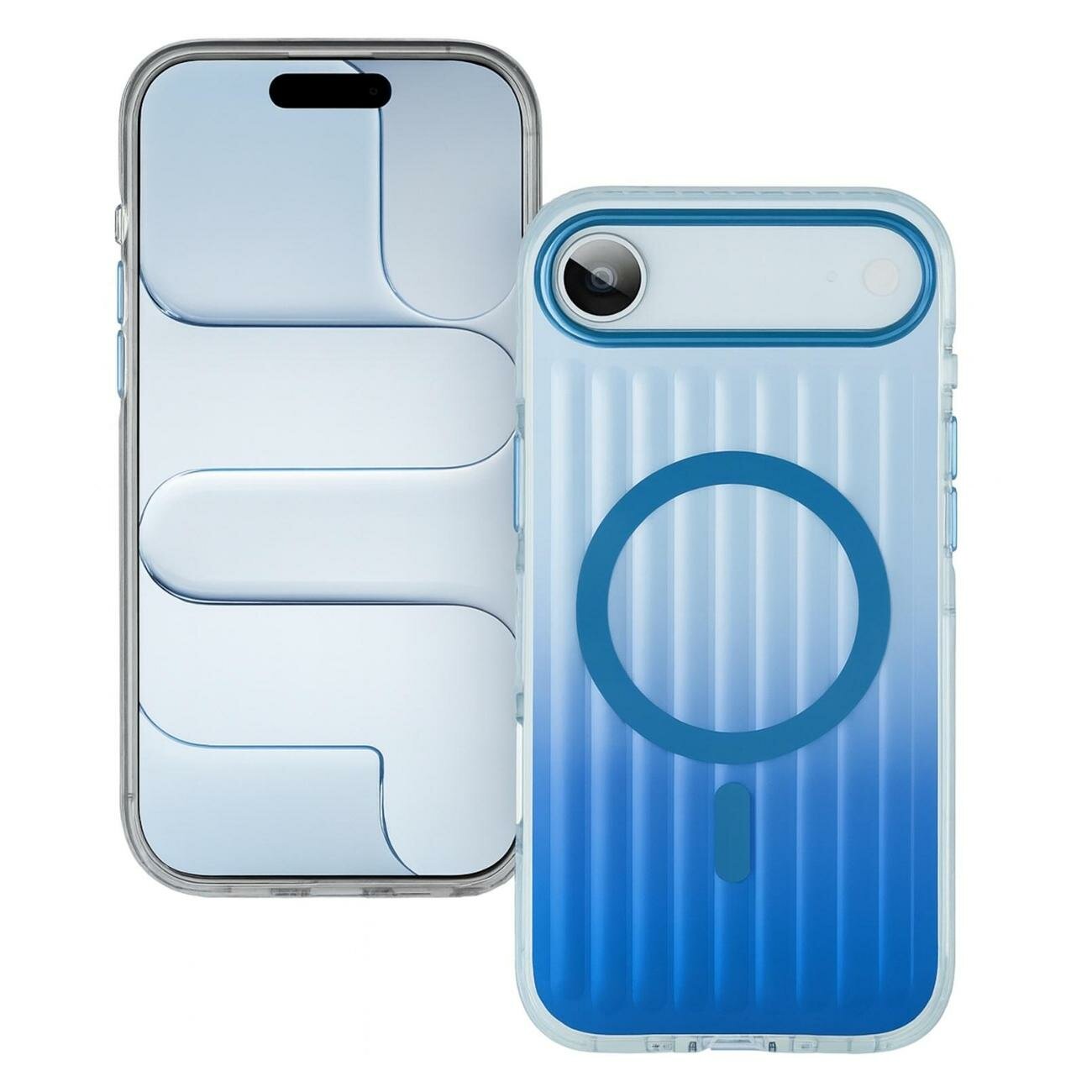 Чехол накладка iPhone 17 Air Gurdini Ocean Case Transparent Blue