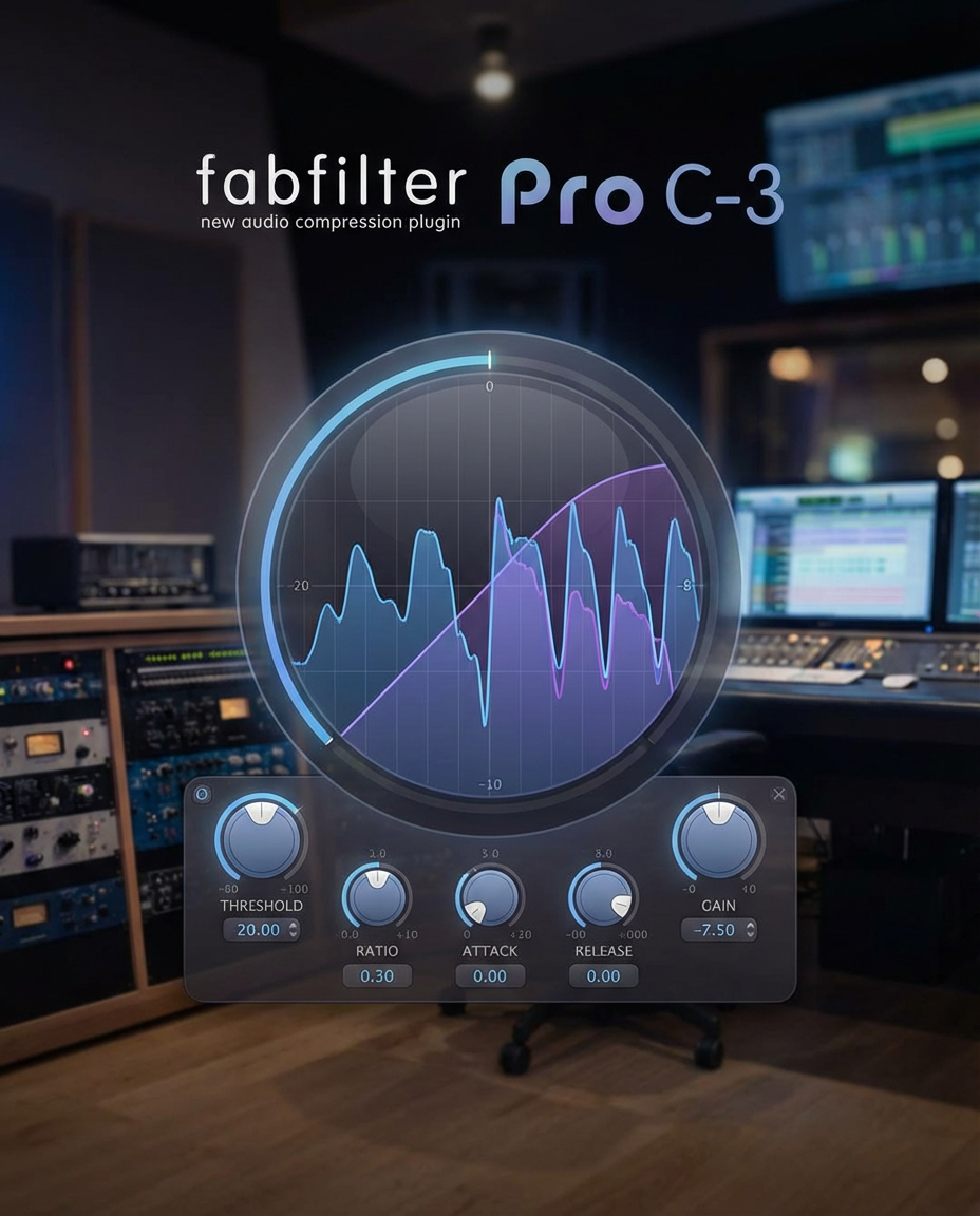 FabFilter Pro C-3 Плагин, официальный ключ активации Новинка от FabFilter
