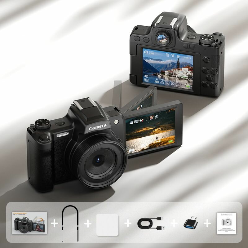 Цифровая камера Leinai HD беззеркальная камера начального уровня с видоискателем, экраном для студенческих вечеринок, реверсивным селфи