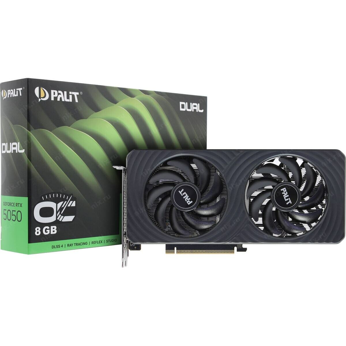 Palit PA-RTX5050 DUAL OC (GeForce® RTX 5050) 8 Гб, GDDR6, 128 бит, PCI Express, 3xDP,1xHDMI
