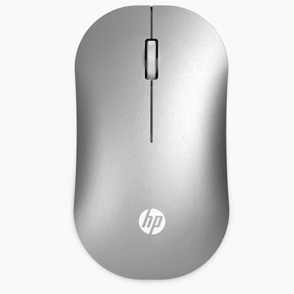HP Мышь беспроводная, серый металлик