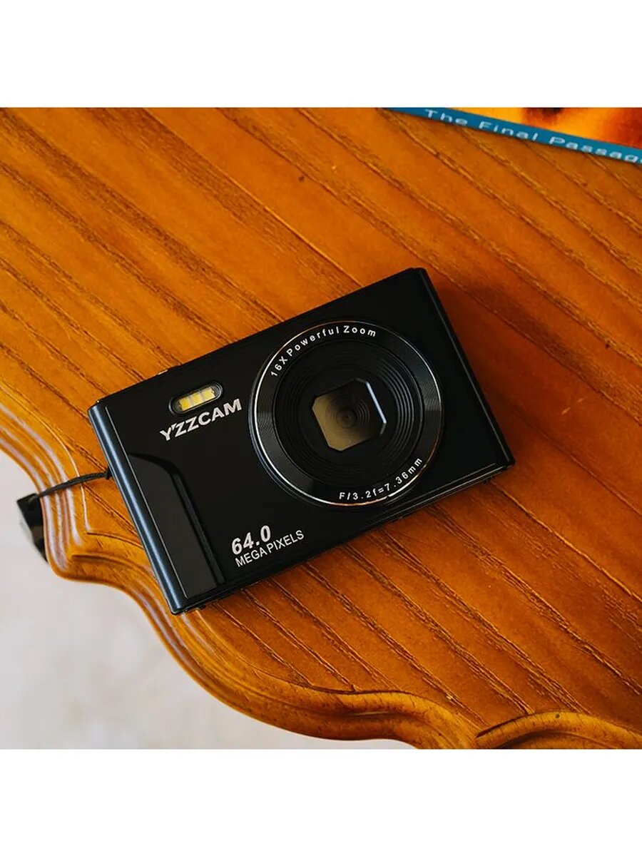 Fuji 4K, черная, 64Мп, экран 2.8", без карты