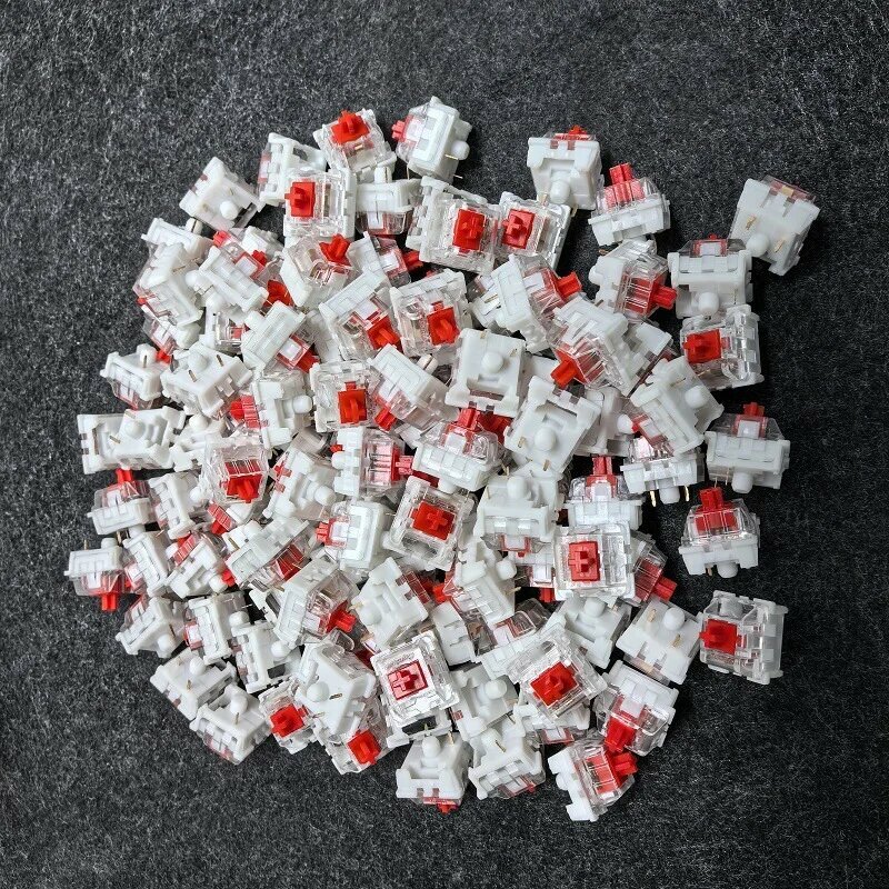 Механические переключатели Red, 80шт