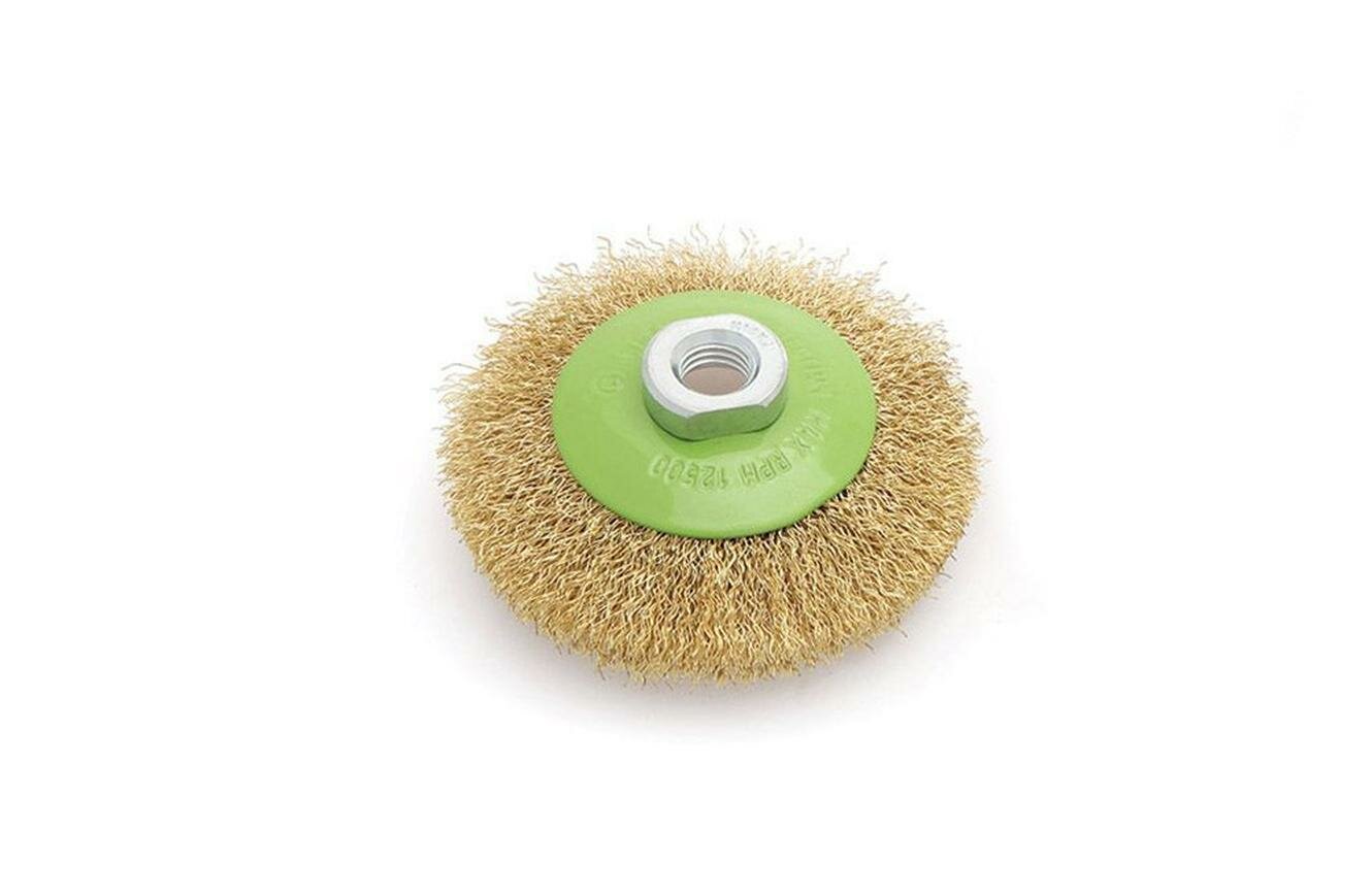 Щётка для УШМ проволочная конусная 100 мм / Дело Техники 274300