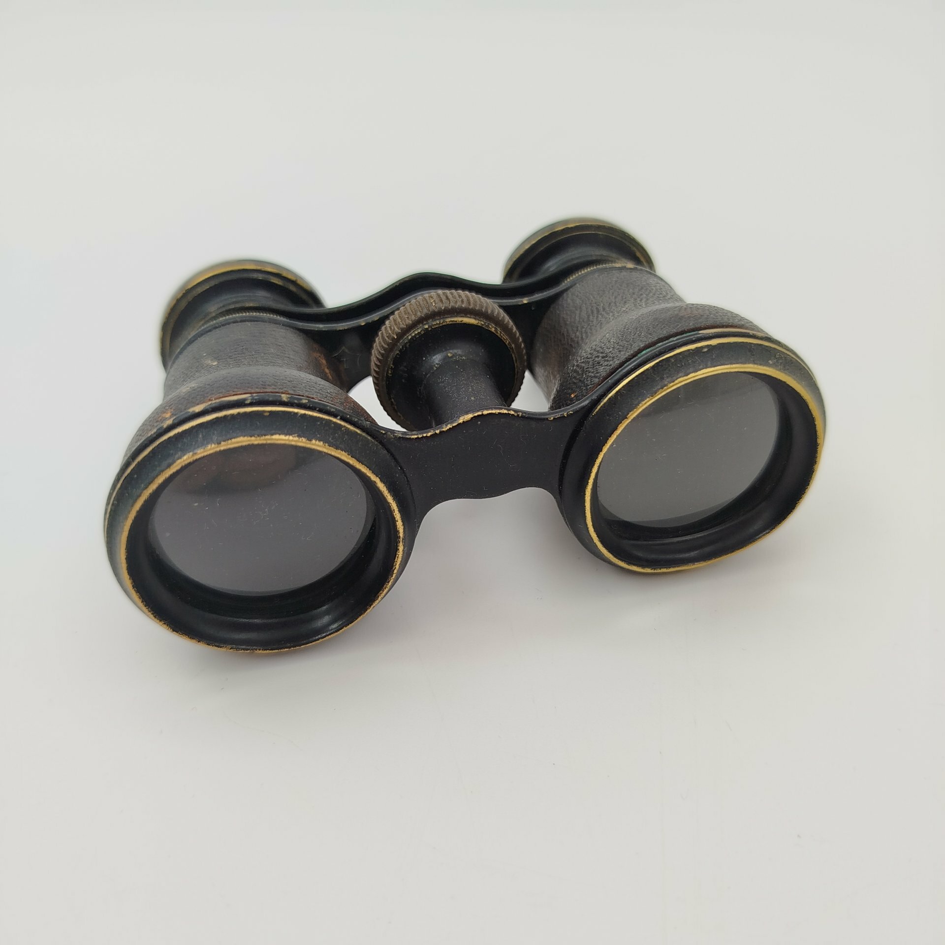 Бинокль театральный, металл, кожа, стекло, Франция, 1900-1920 гг.