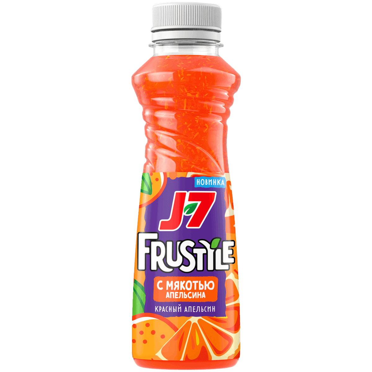 Напиток J7 Frustyle Красный апельсин с мякотью 0,385 л ПЭТ