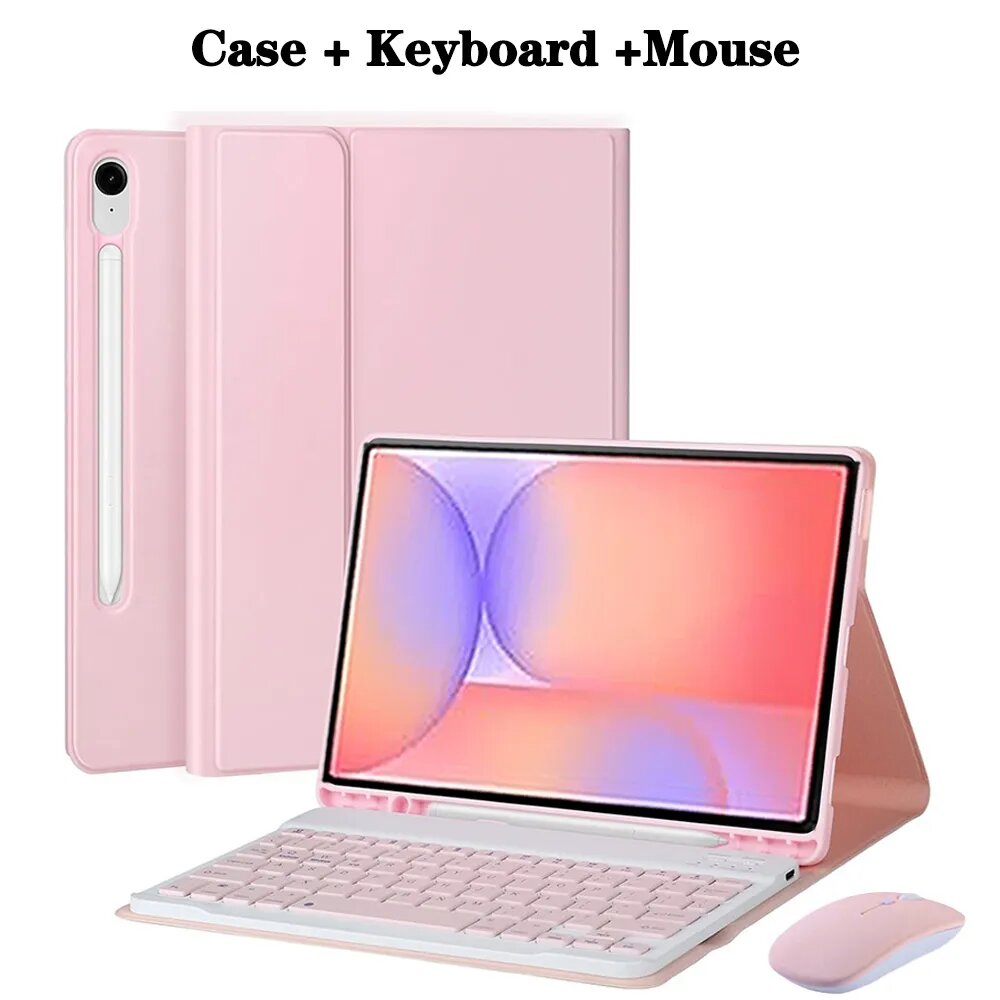 Чехол для планшета Samsung Galaxy Tab S10 Lite 5G 10.9 дюйма, русская клавиатура(Model: SM-X400/X406B)