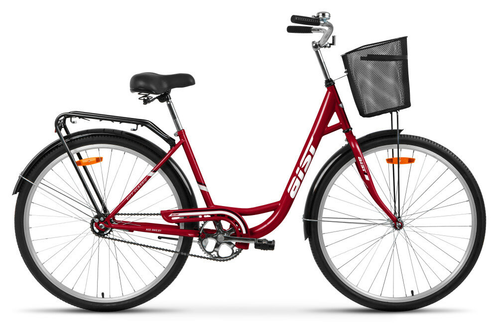 Велосипед AIST 28-245 28" 2025 (требует финальной сборки), Цвет вишневый, Размер 20"