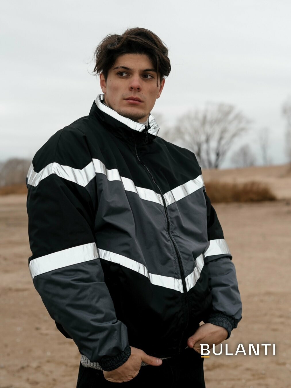 Бомбер олимпийка теплая