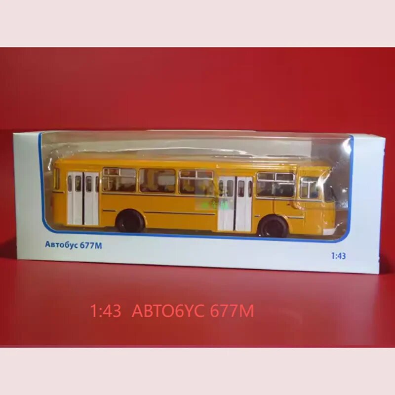 Модель автобуса WELLY LIAZ 3-677M 1990 1:43
