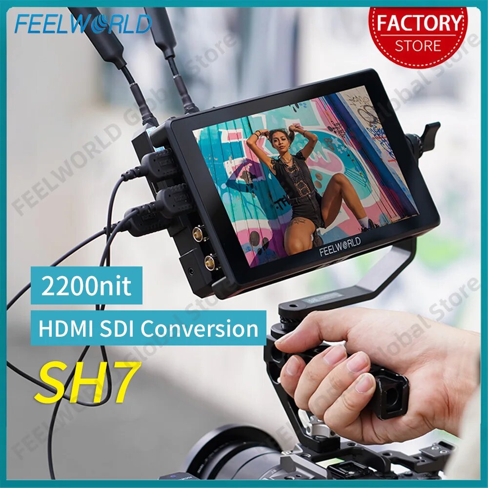 FEELWORLD SH7 7-дюймовый полевой монитор SDI HDMI