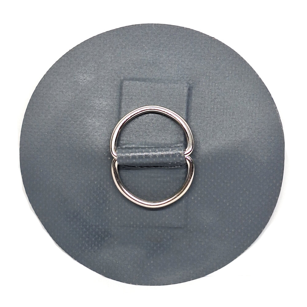 Рым кольцо для лодки D-образное 2 двойное №1.5 Серый