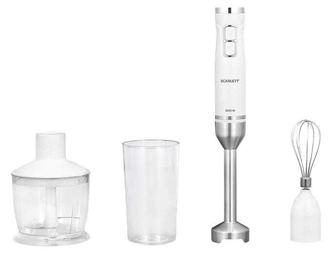 Блендер Scarlett SC-HB42F69, 800Вт, с венчиком, измельчителем