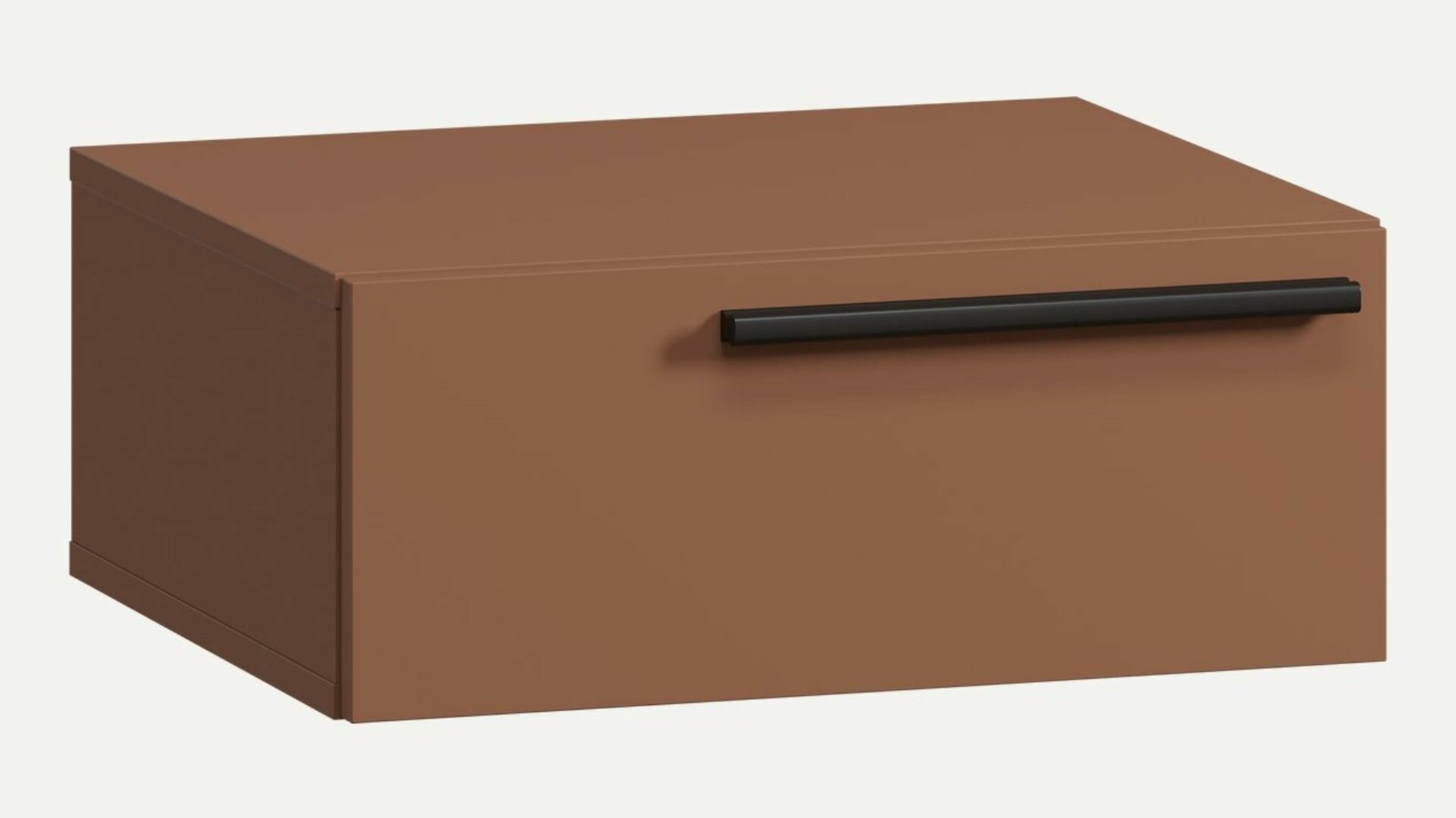 Тумба прикроватная подвесная Divan.ru Кимбол-2 Терракотовый, ЛДСП, 50х42х20 см, оранжевая