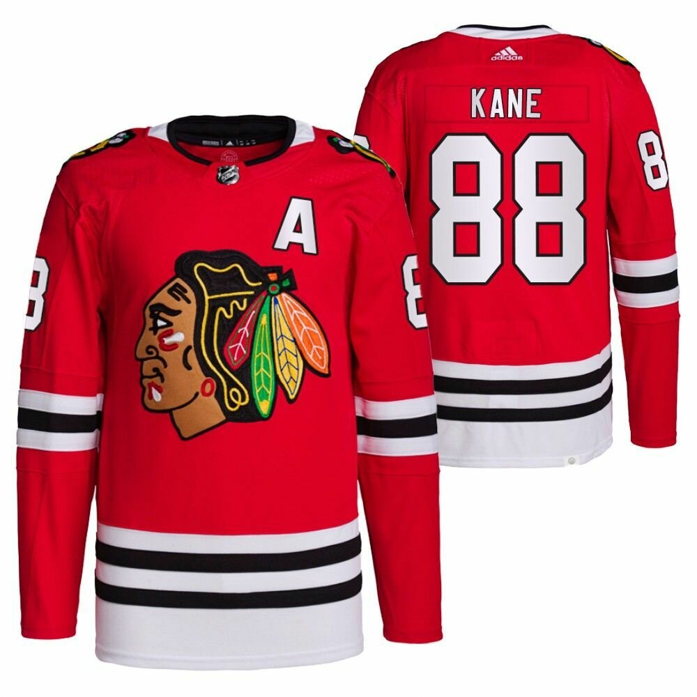 NHL джерси хоккейная Чикаго Блэкхокс Chicago Blackhawks Jersey Patrick Kane хоккейный свитер хоккейная майка