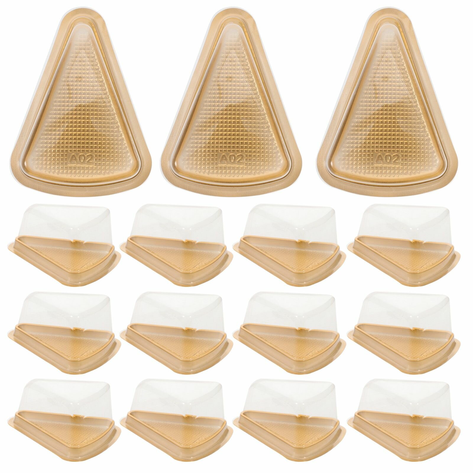 Коробки Для Тортов Из Пет И Бумаги, Прозрачные, Для Десертов, 50 Комплектов